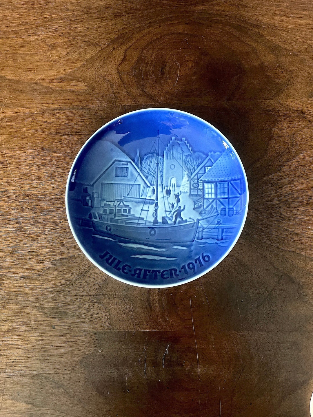 1976 "jule.aften", "christmas Welcome", Copenhagen Porcelain, Limited ...
