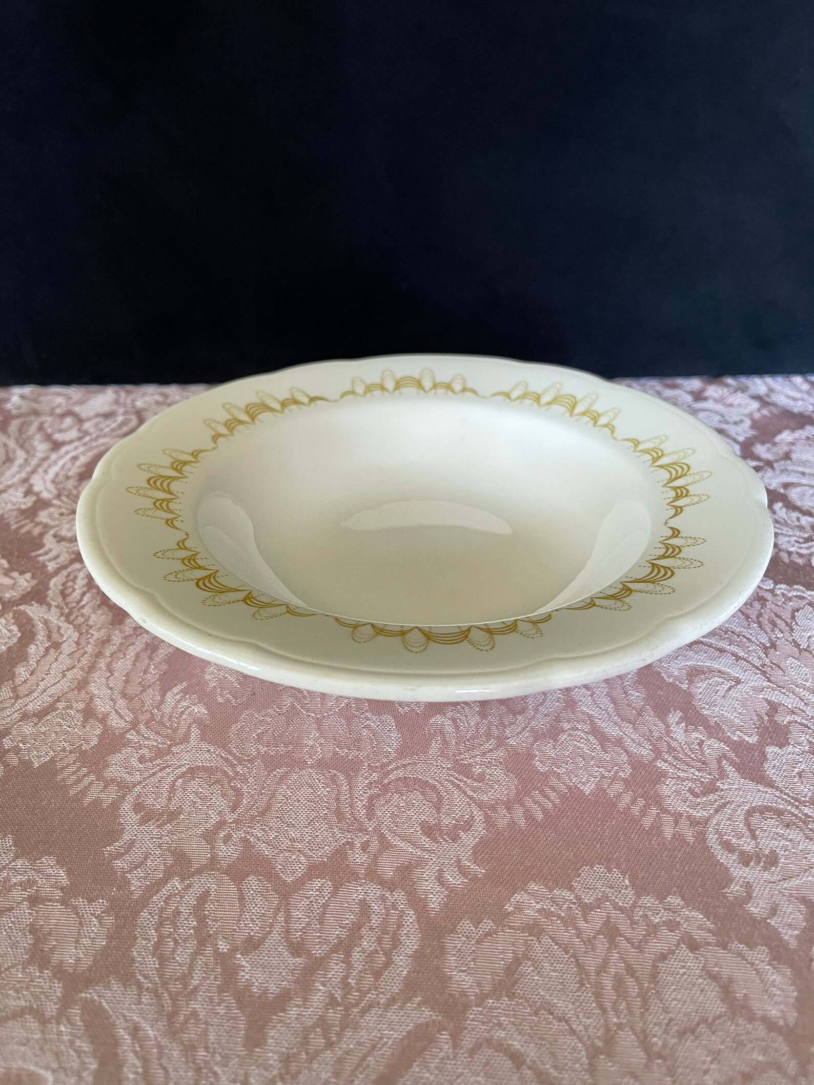 1956 1970's BUFFALO China Mustard Loops Soup Coupe - Etsy