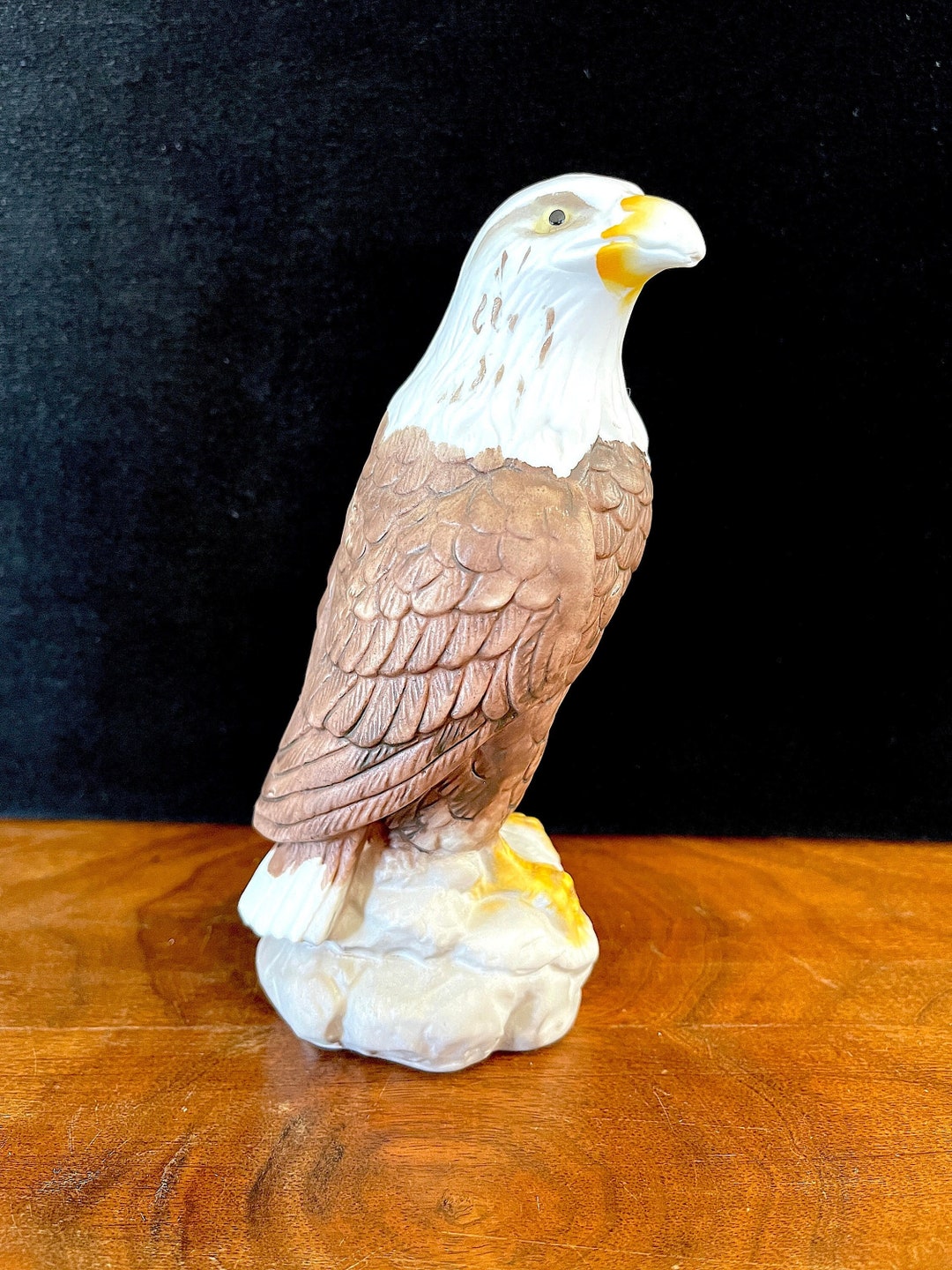 1970's-80's Original ARTMART Porcelain Eagle Figurine, Standing on a ...