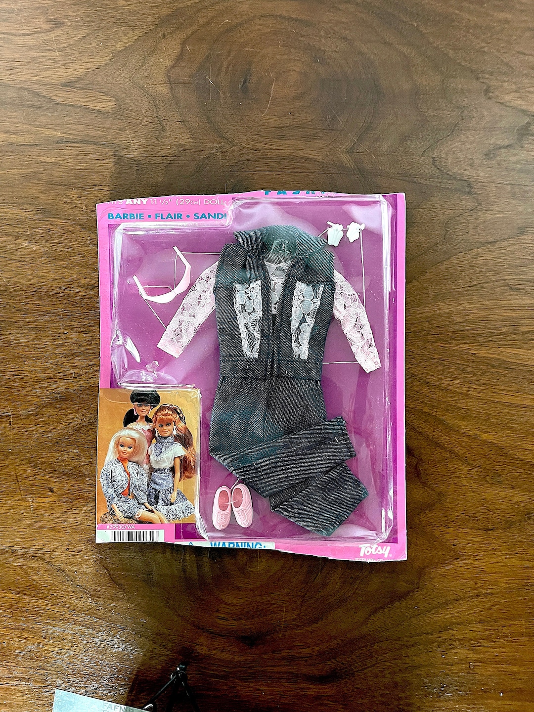1980's Flair Fashion Denim, Barbie Flair Sandi, Denim Pants, Vest W ...