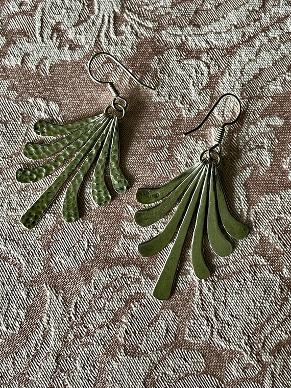 1970’s-80’s Magnificent MEXICO Sterling Fringe Dangle… - Gem