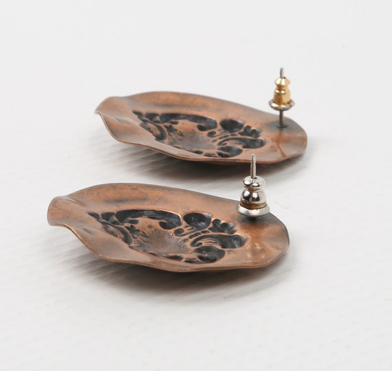 80's Copper Renaissance, Repousse Design, Round Disc,… - Gem