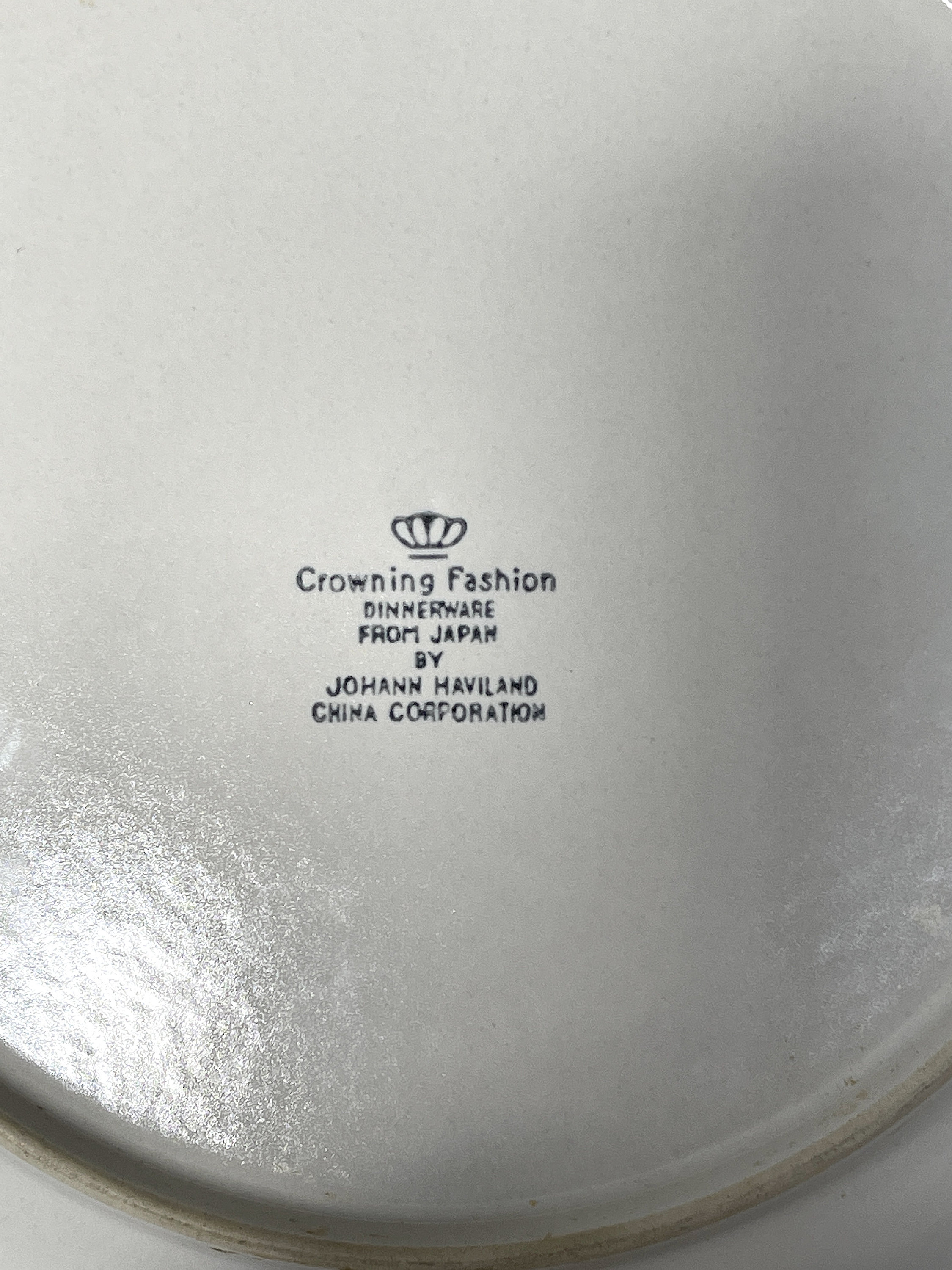1980's Crowning Fashion, Dinnerware From Japan, Johann Haviland China ...