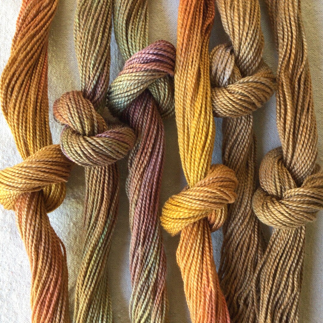 Size 5 Variegated Brown Hand Dyed Perle Cotton for Knotting, Bracelets ...