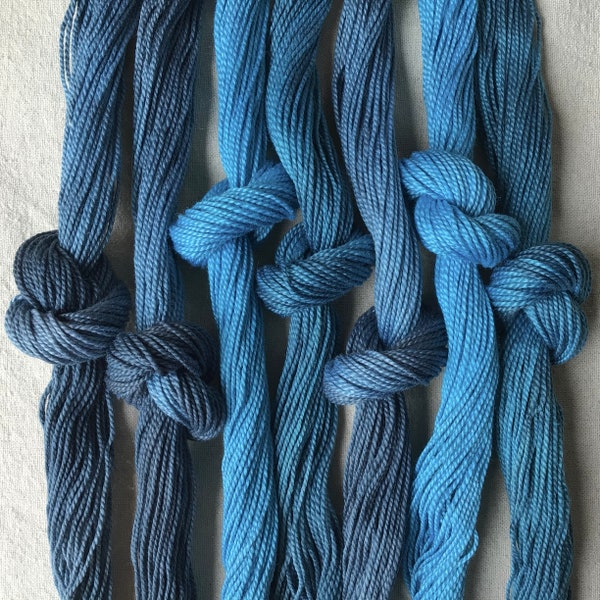Indigo Dyed Yarn - Etsy