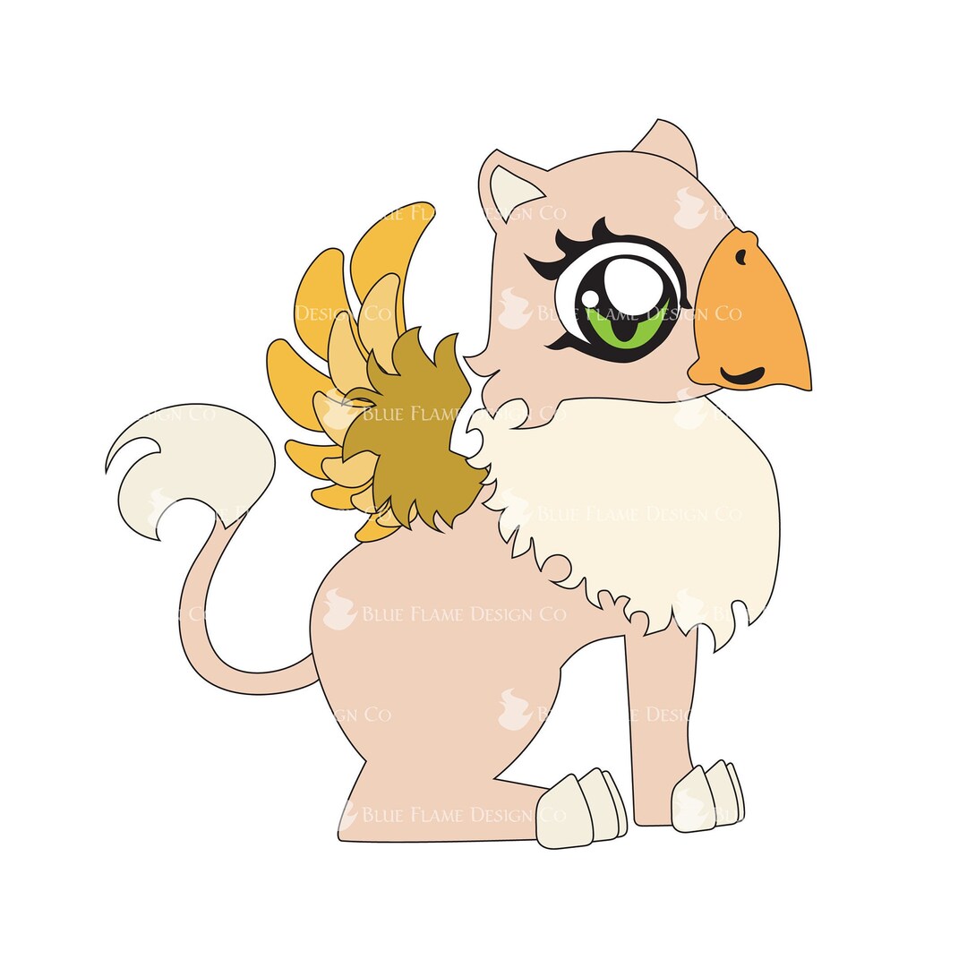 Cute Baby Griffin, Fantasy Creature, Cute Griffin, Baby Griffin, Cute ...