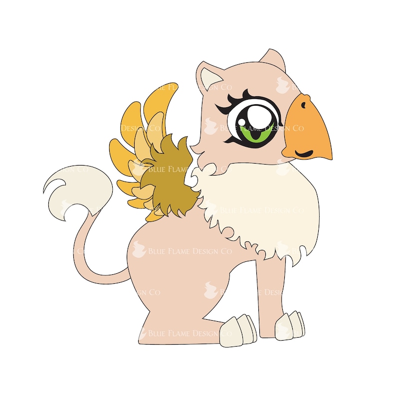 Cute Baby Griffin, Fantasy Creature, Cute Griffin, Baby Griffin, Cute ...