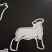 Show Lamb Die-cut Sticker: Livestock Vinyl Decal - Etsy