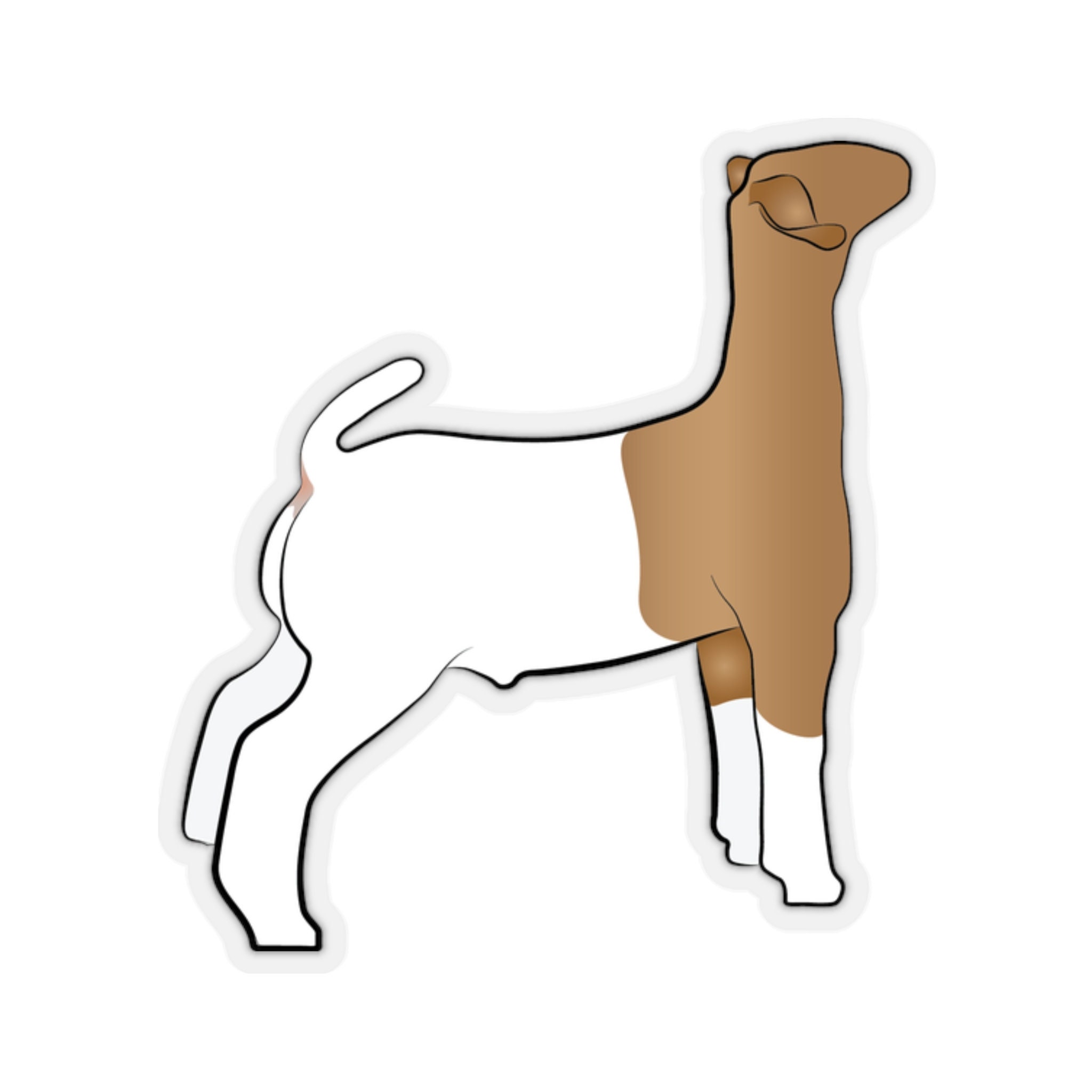 Show Goat Die-cut Sticker Livestock Sticker Show Livestock - Etsy