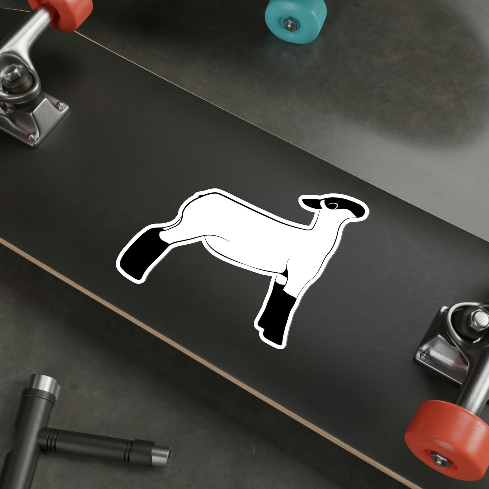 Show Ewe Lamb Die-cut Sticker Livestock Sticker Show Livestock Sticker ...
