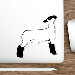 Show Lamb Die-cut Sticker: Livestock Vinyl Decal - Etsy