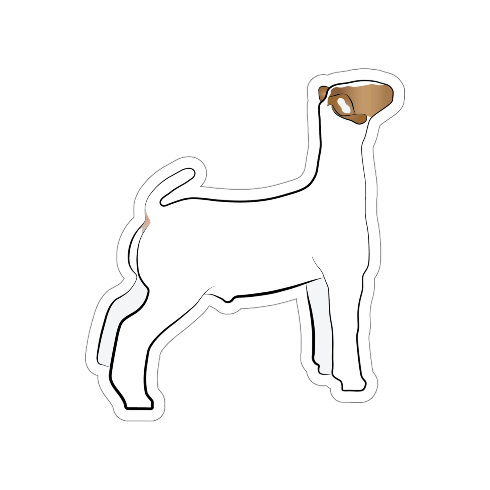 Show Goat Die-cut Sticker Livestock Sticker Show Livestock Sticker Show ...