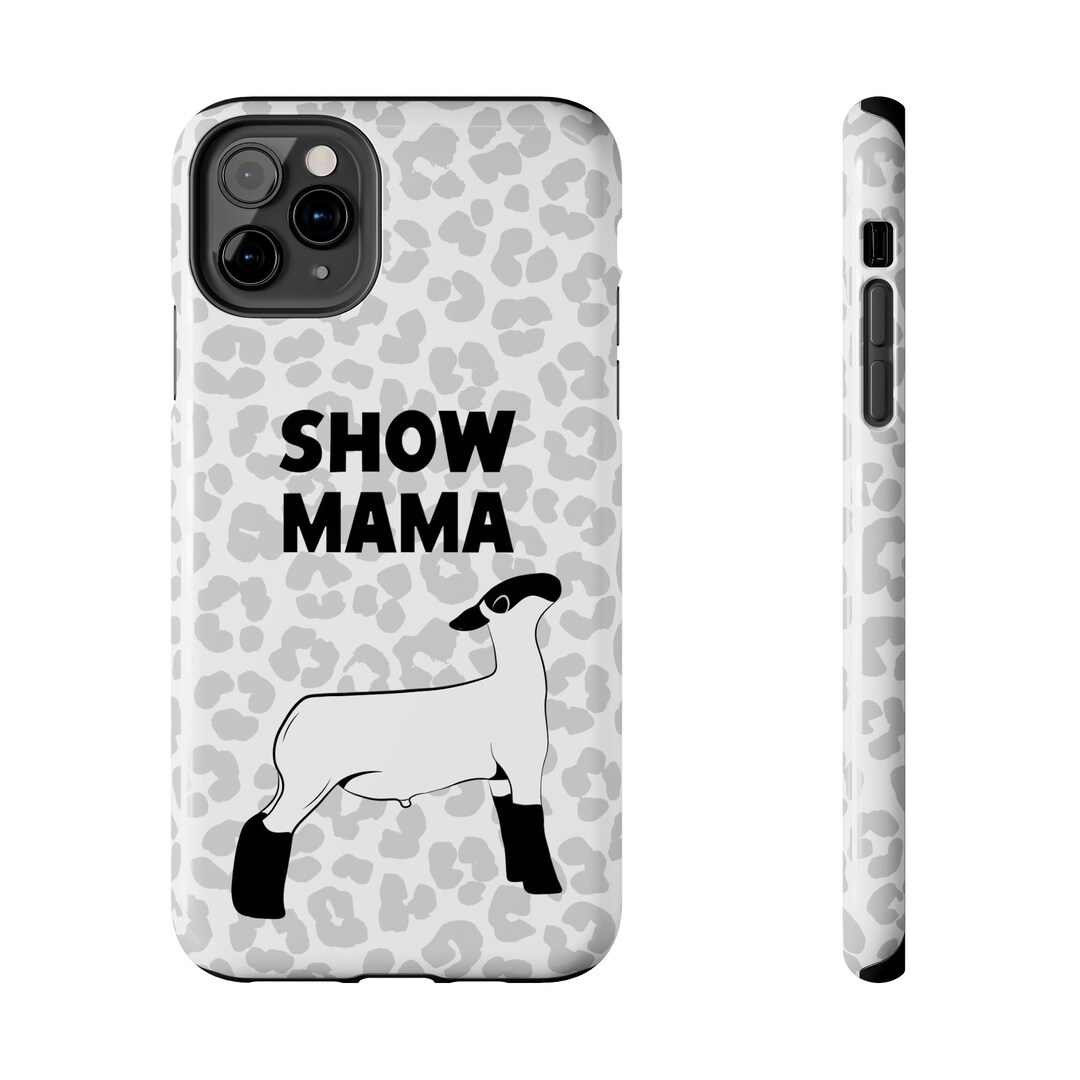 Show Mama Lamb Leopard Print Phone Cases | Livestock Phone Case ...