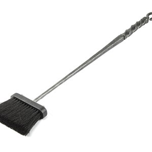 Hand Forged Iron Fireplace Broom | Classic Wood Stove Tool, 30" - Etsy