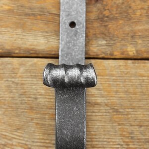 Double Wall Hook Fishtail Style Rustic Modern Wrought Iron Wall Decor ...