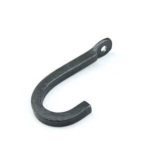 Small Key Hook, Square | Rustic Modern Jewelry Hanger, Blacksmith Made ...