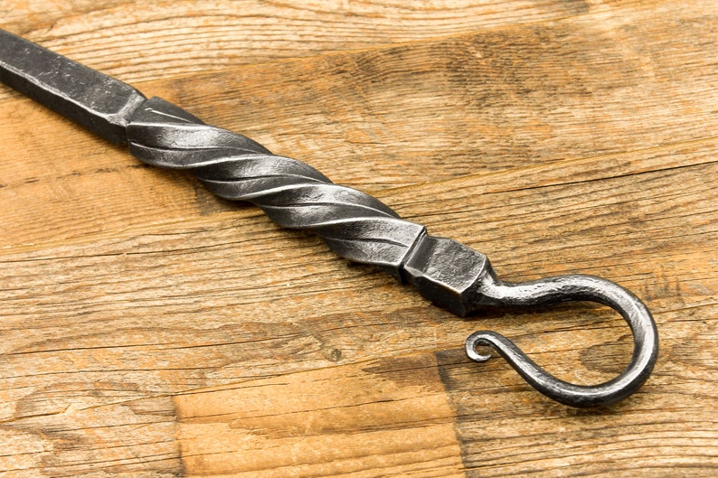 Hand Forged Iron Fireplace Broom | Classic Wood Stove Tool, 30" - Etsy