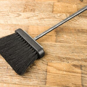 Hand Forged Iron Fireplace Broom | Classic Wood Stove Tool, 30" - Etsy