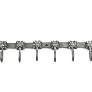 Rustic Flower Hanger | Key Rack, Jewelry Organizer | Hammered Metal ...