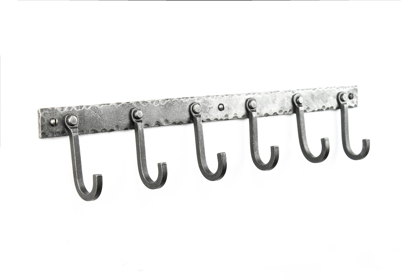 Rustic Key Rack Square Hooks Wall Mounted Jewelry Organizer - Etsy