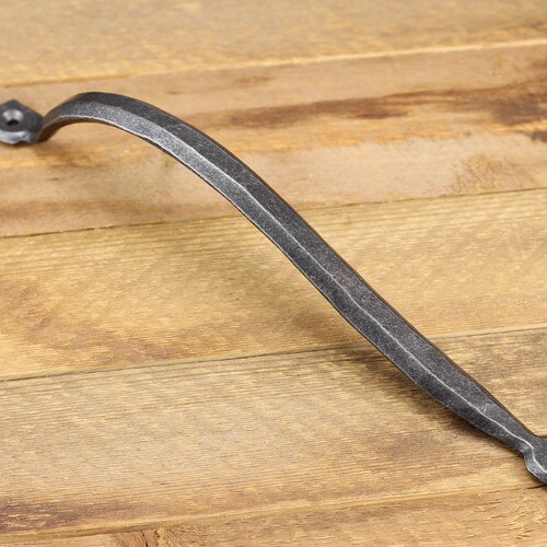 Rustic Handle Cabinet Hardware Hand Forged Iron Drawer Pull - Etsy