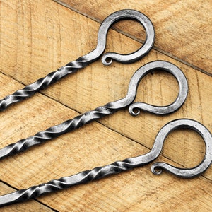 Personalized Fire Poker | Hand Forged Steel Fireplace Tool - Etsy