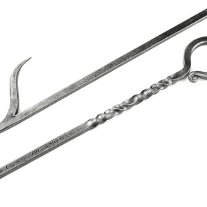 Personalized Fire Poker | Customized Hand Forged Iron Fireplace Tool ...