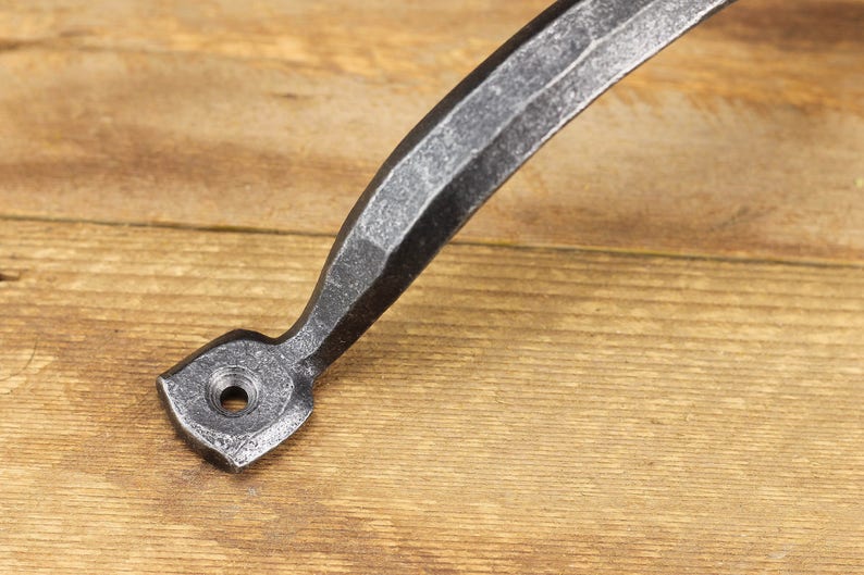 Rustic Barn Door Handle Barn Door Hardware Hand Forged Iron - Etsy