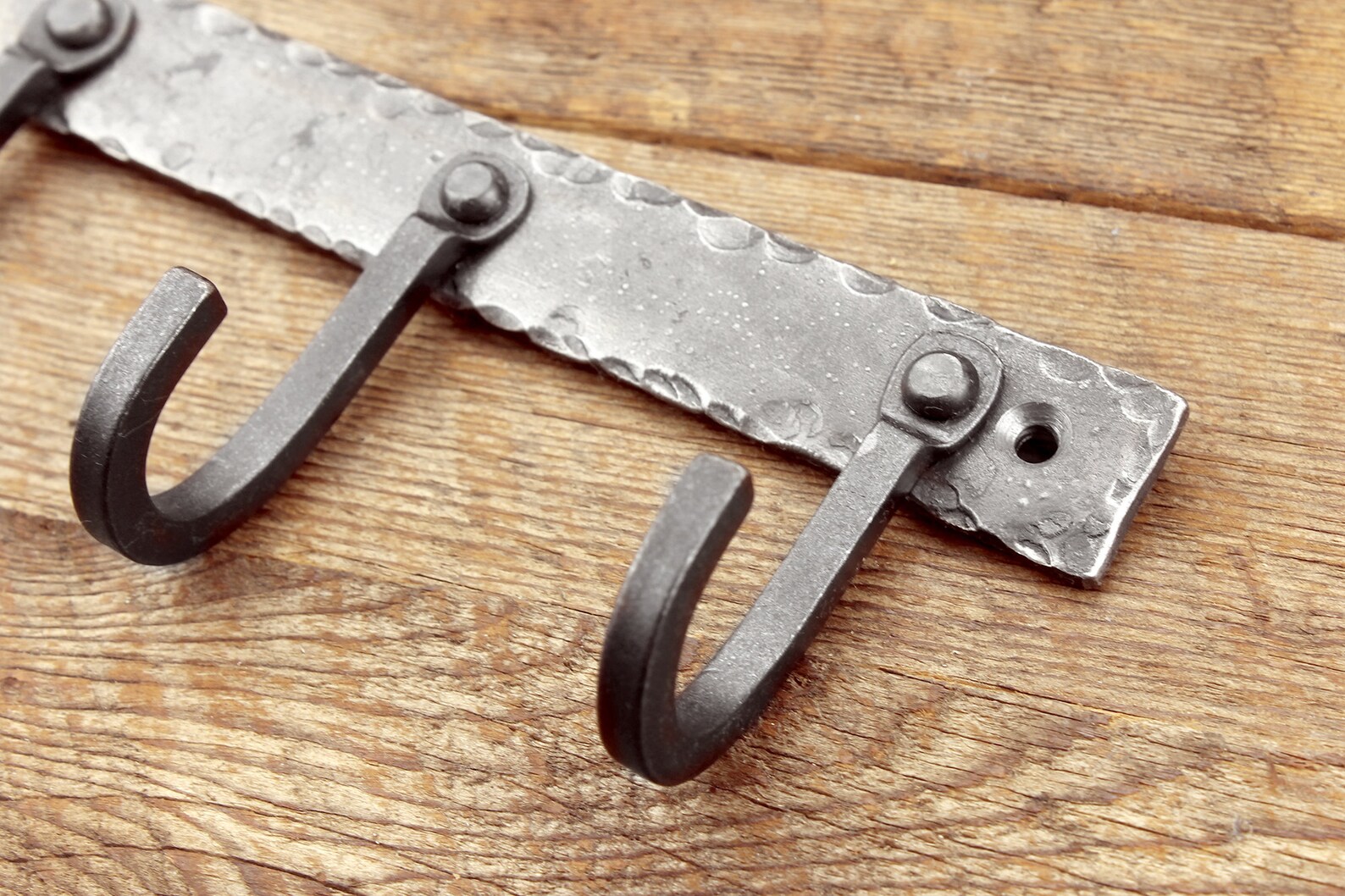 Rustic Key Rack Square Hooks Wall Mounted Jewelry Organizer - Etsy