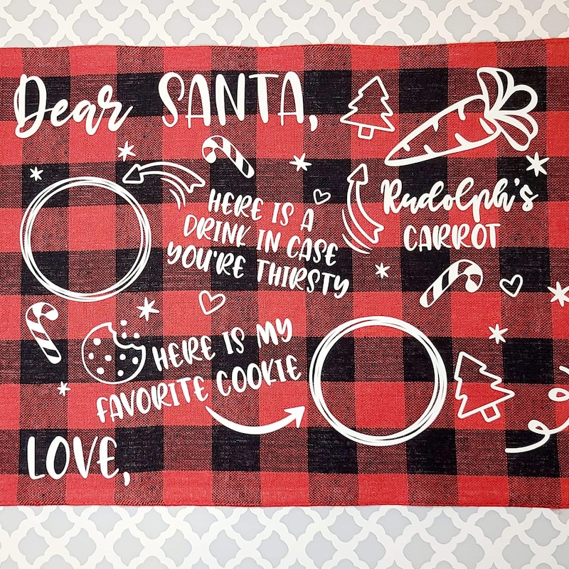 Santa Cookie Plate - Etsy