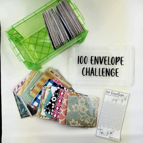 100 Envelope Challenge Kit - Etsy