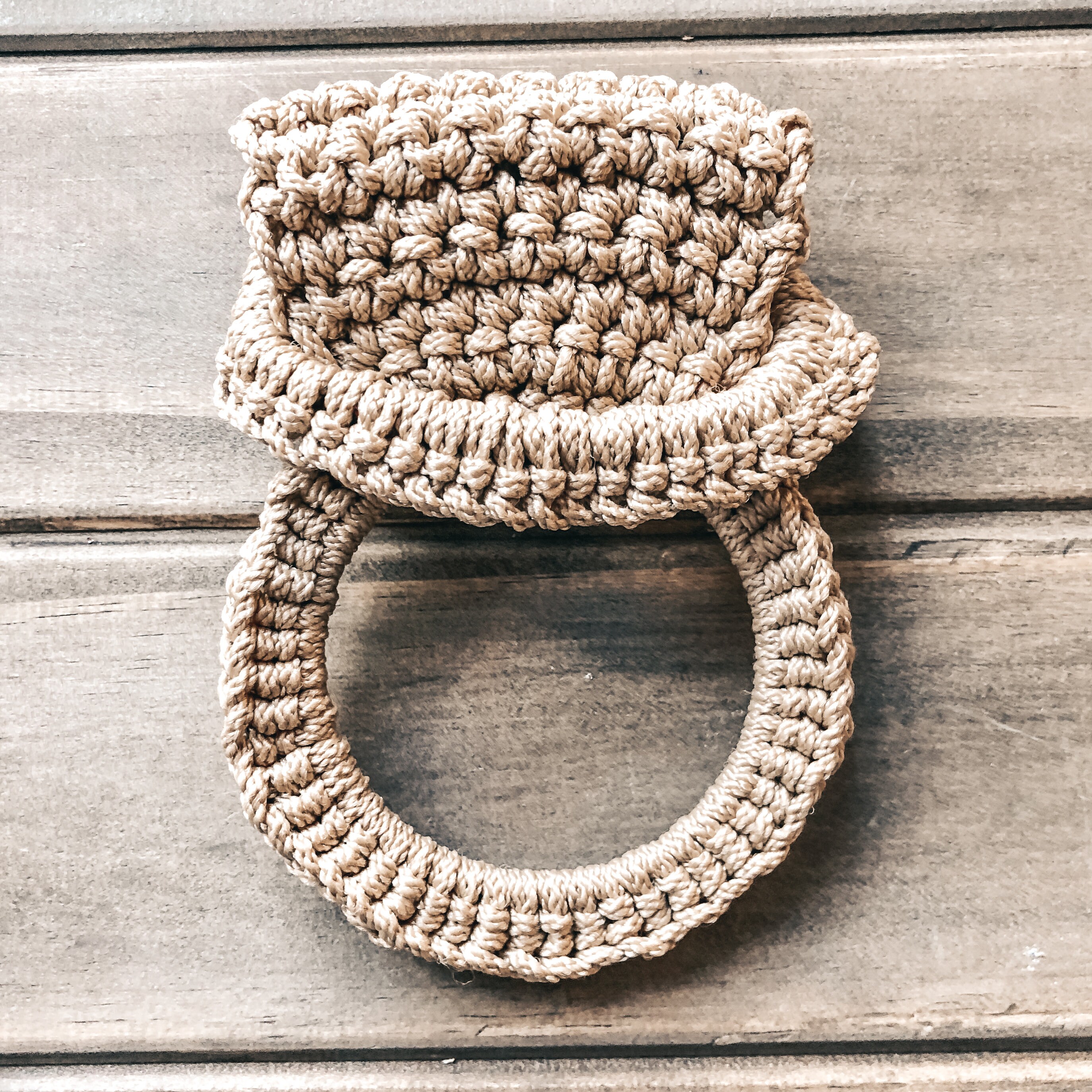 Crochet Pattern Herbal Tea Towel Ring Etsy