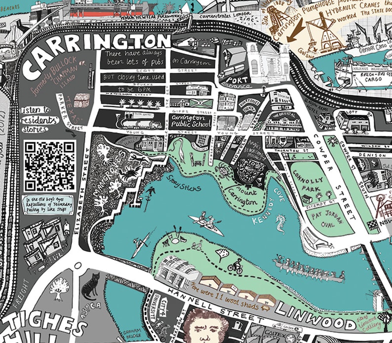 Newcastle Port Map - Etsy