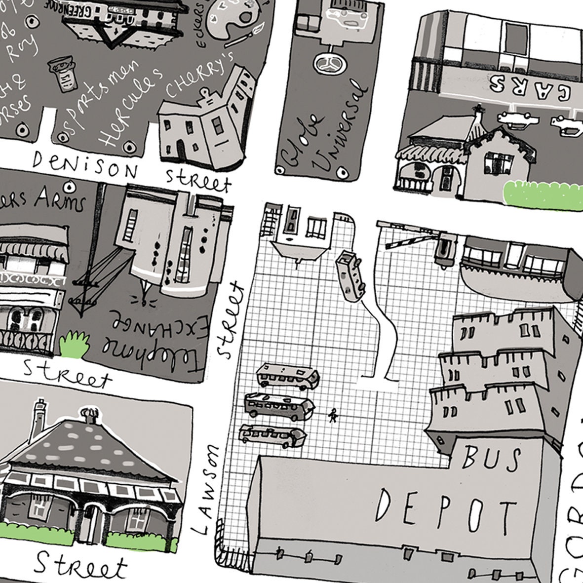 Map of Hamilton NSW - Etsy