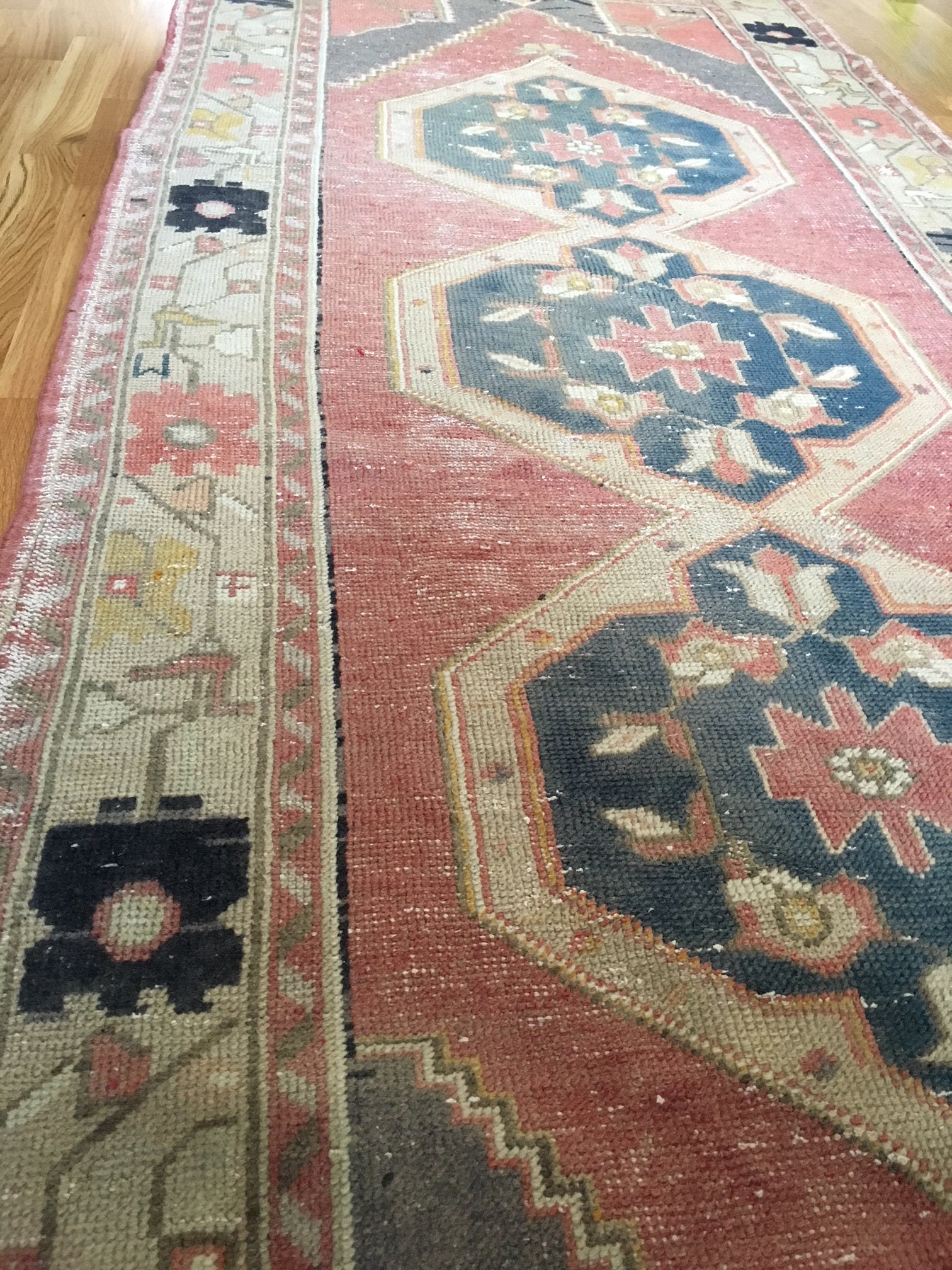 SL9, Rug, Red Rug, Turkish Runner 208 X 105cm Kitchen Runner, Hallway ...