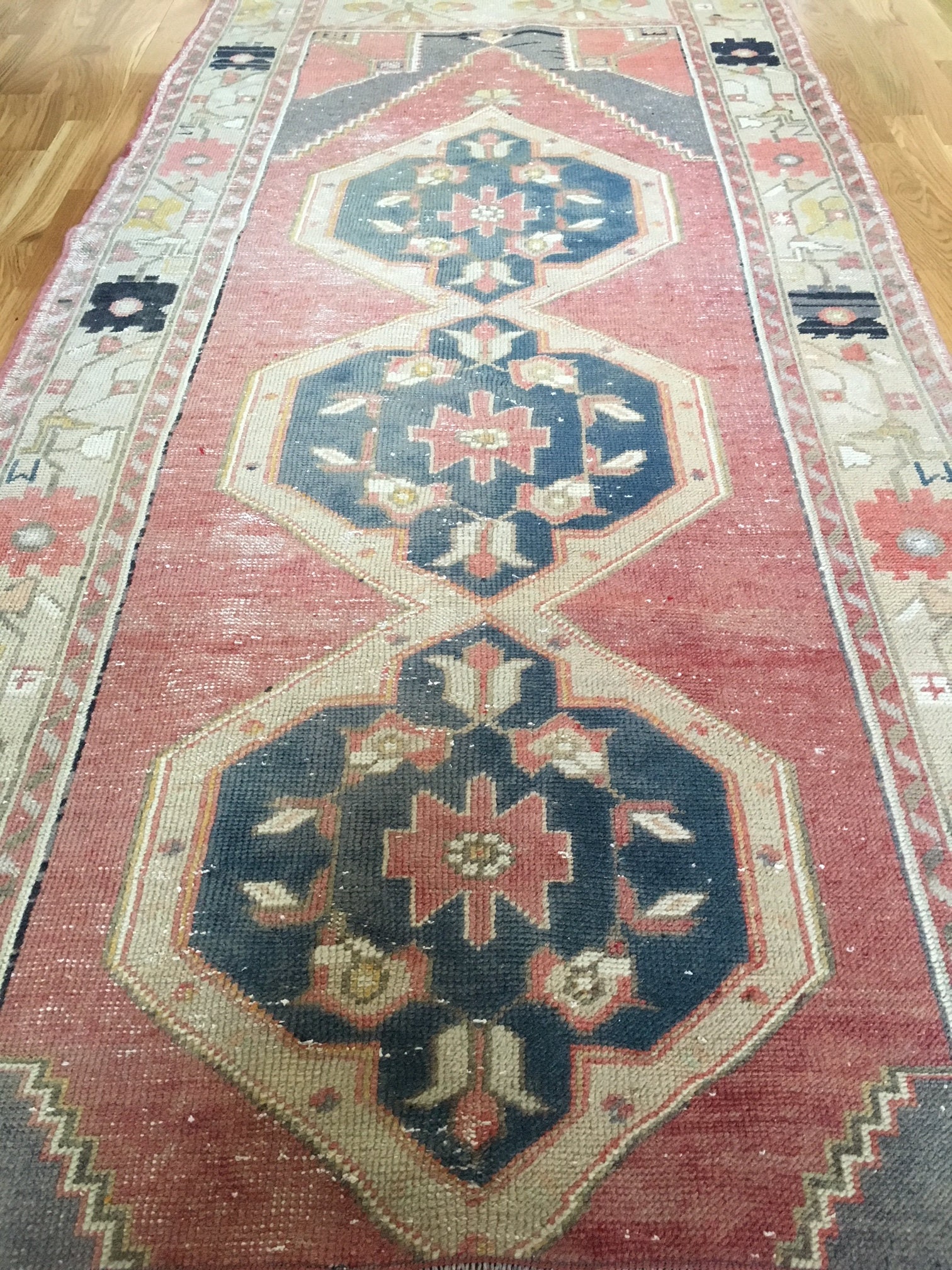SL9, Rug, Red Rug, Turkish Runner 208 X 105cm Kitchen Runner, Hallway ...