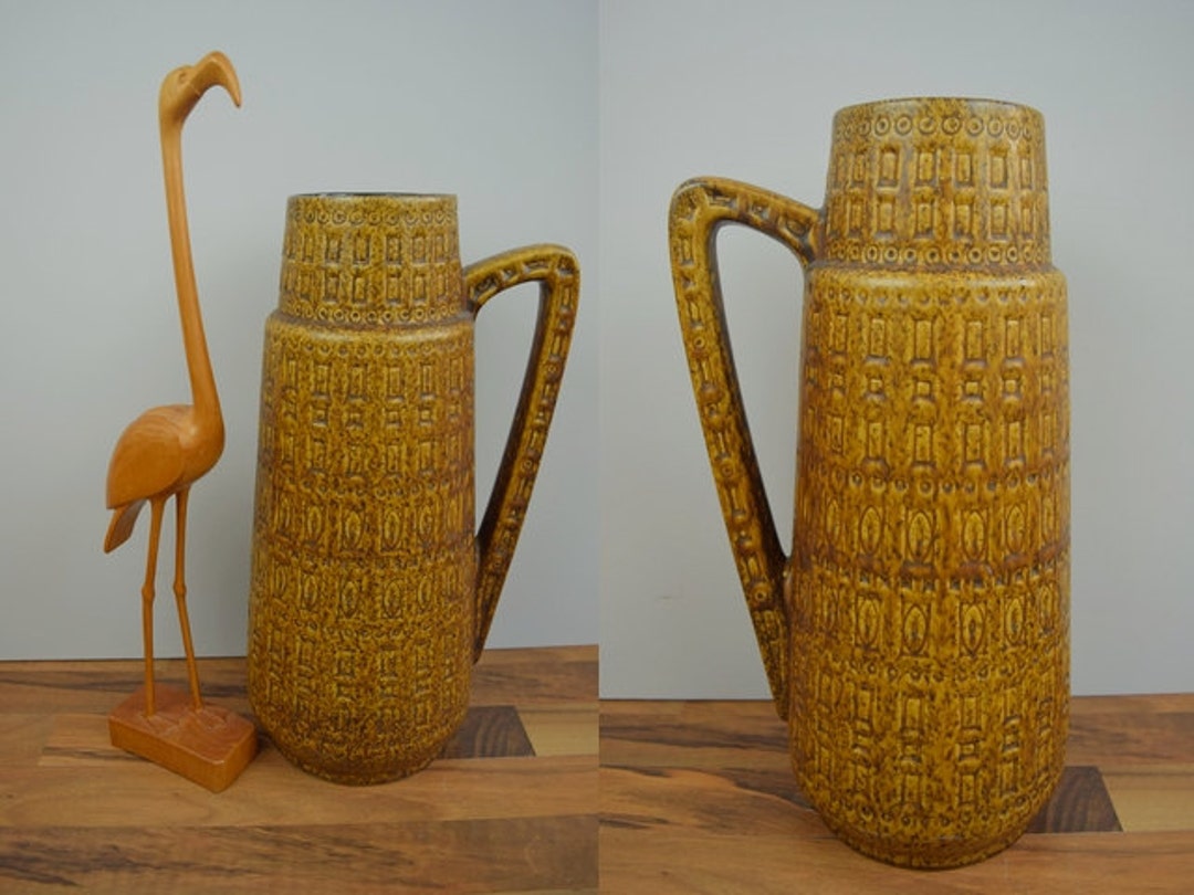 Vintage Floor Vase / Scheurich / Inka / 416 45 | West Germany | WGP ...