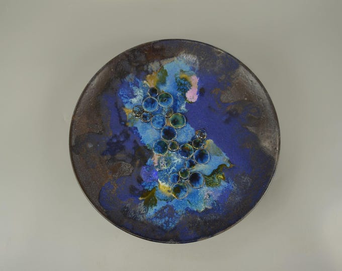 Ruscha Keramik Mushrooms Fat Lava Wall Plate 1960s West German Pottery ...