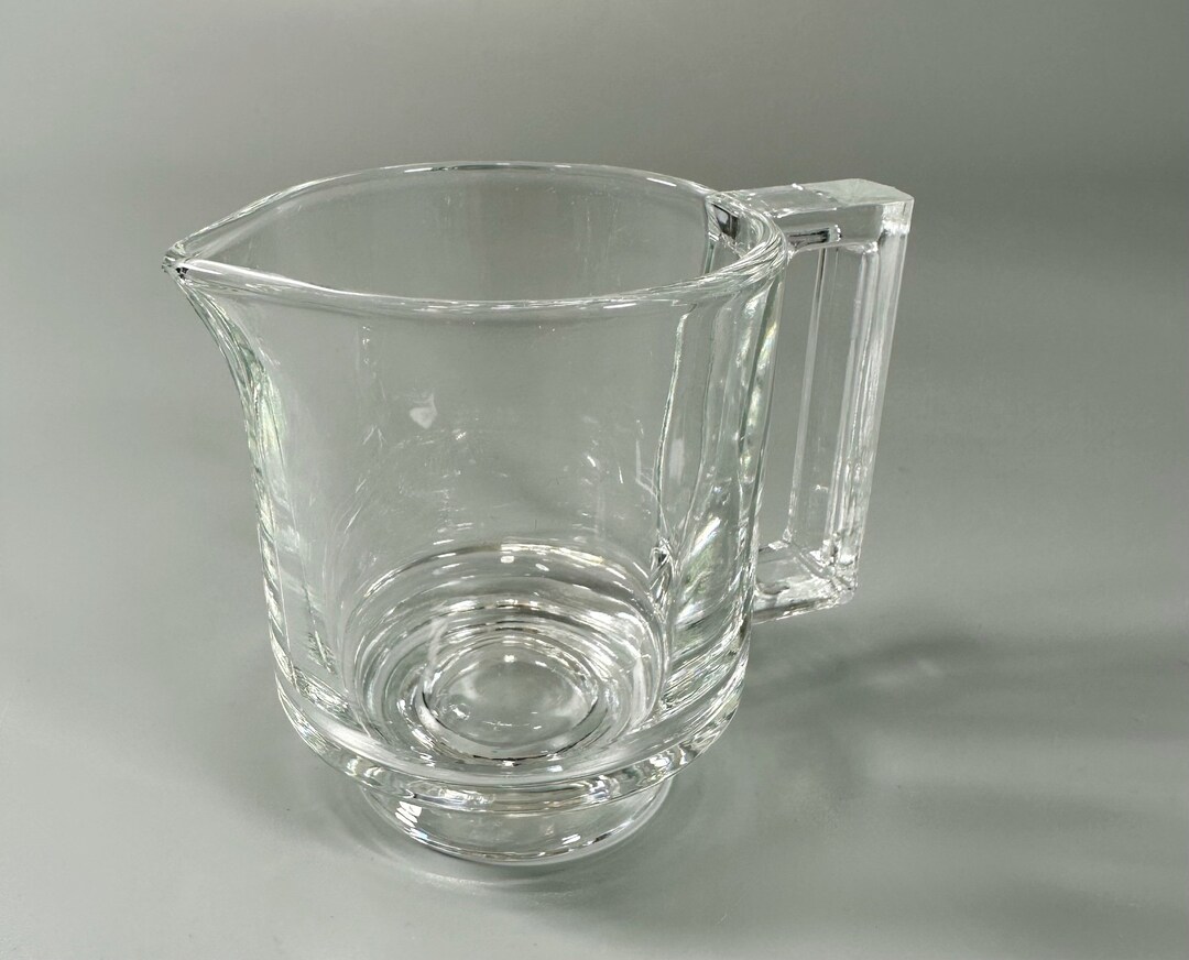 Joe Colombo Creamer, Milk Jug for ‘arno’ Italy, Pressed Clear Glass - Etsy