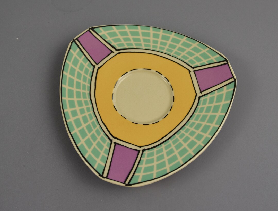 Flash One Rosenthal Dorothy Hafner, Memphis Style, Saucer, Avant-garde ...