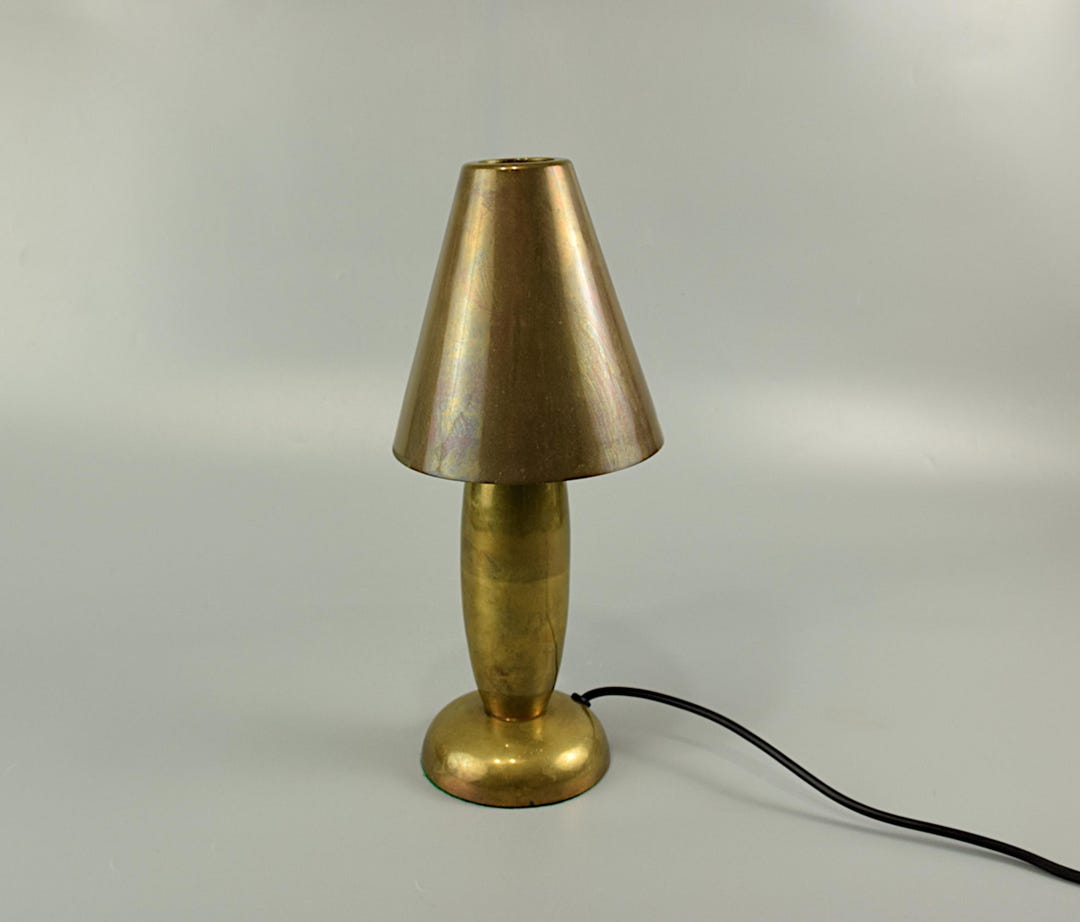 Heavy Full Brass Mid Century Modern Table Lamp by Gunther Lambert ...