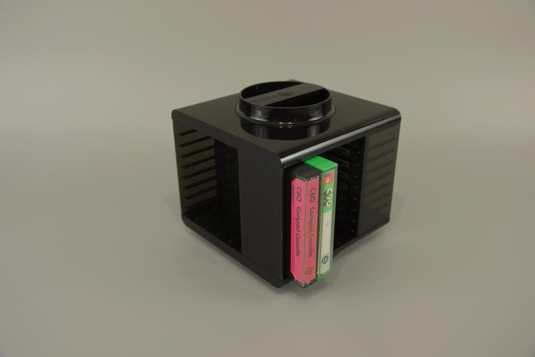 Vintage Cassette Carousel / Cassette Stand / Cassette Holder 80s - Etsy