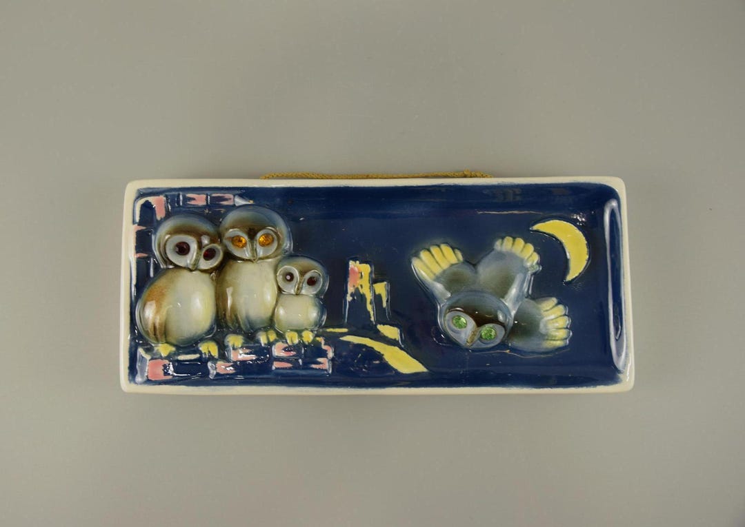 Vintage Wall Plaque / Goebel / WX 110 / Owls | Germany | 60s - Etsy