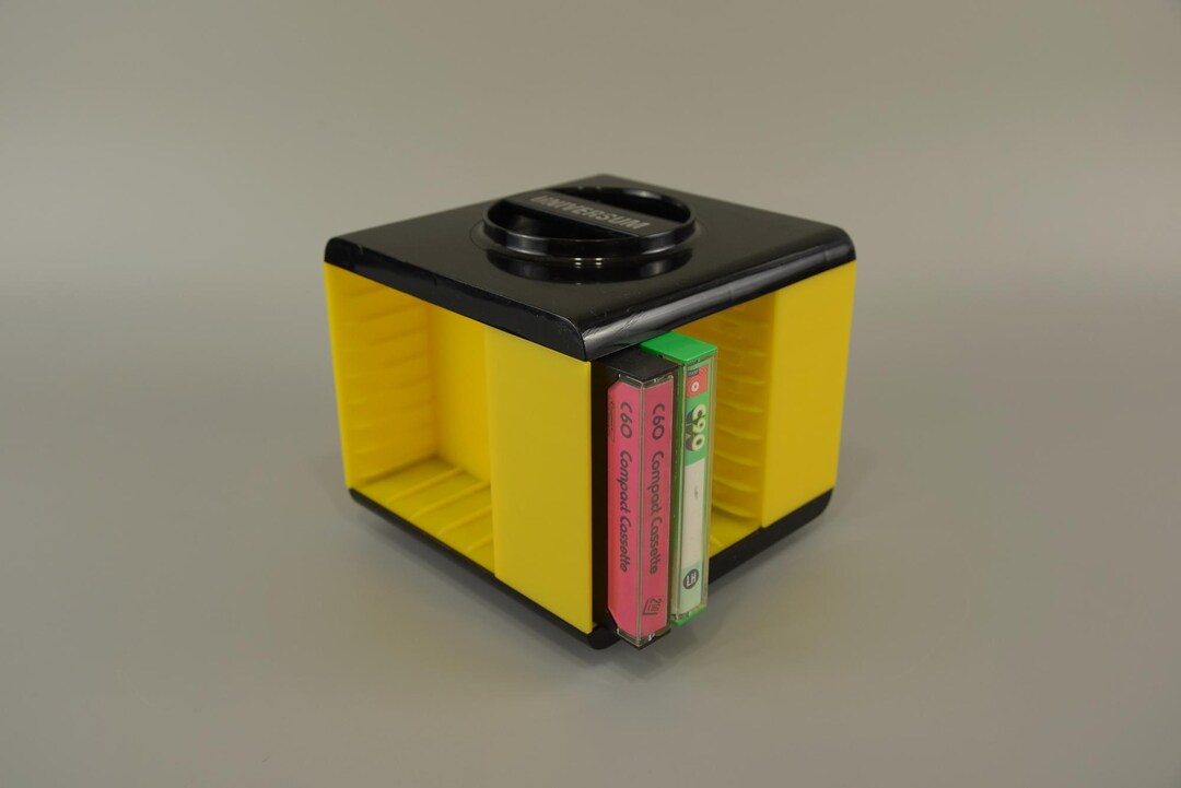 Vintage Cassette Carousel / Cassette Stand / Cassette Holder 80s - Etsy