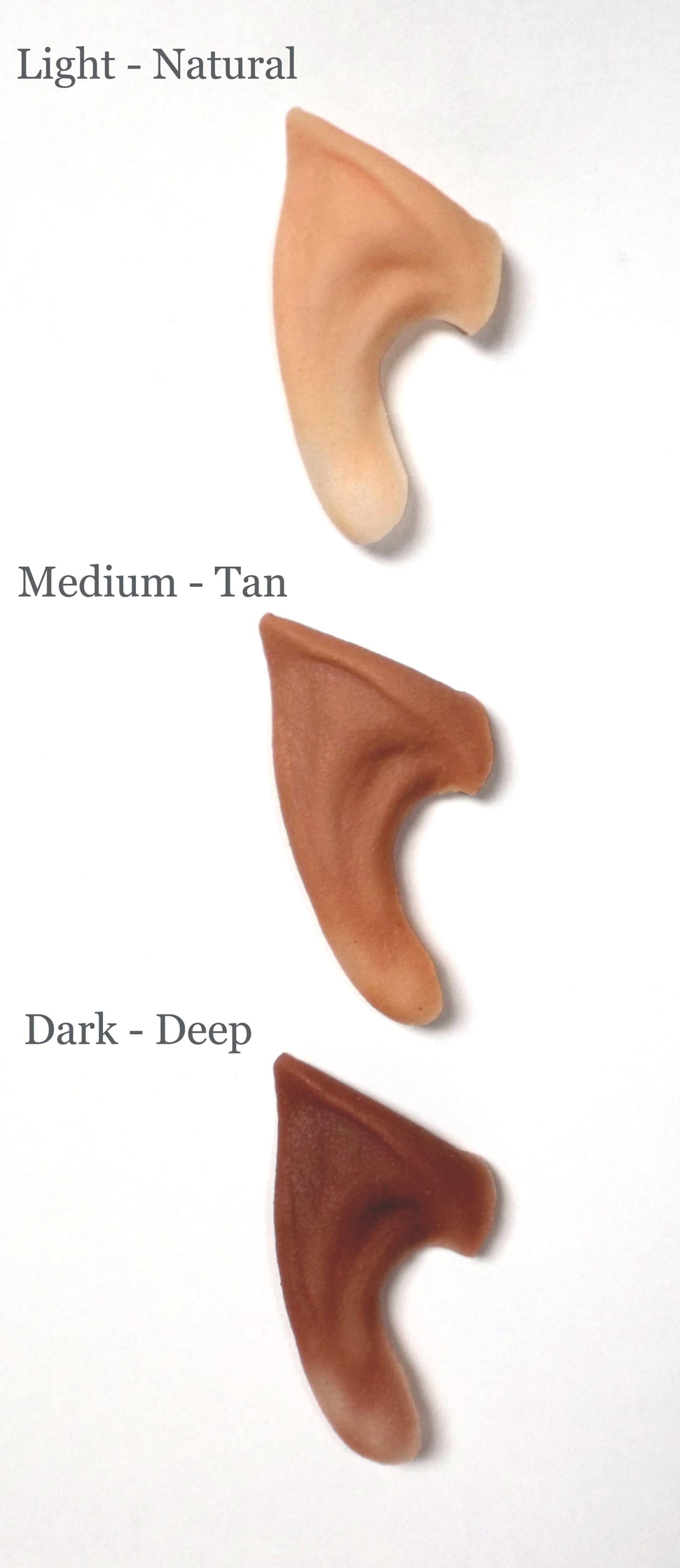Elf Ears Tip Prosthetics Cosplay Silicone latex Free E01 - Etsy