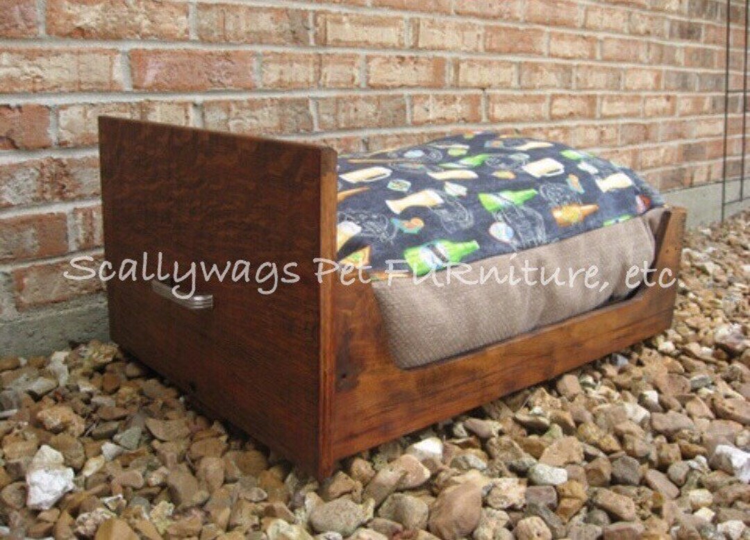 Rustic Pet Bed | Desk Drawer Pet Bed | Dog Bed | Cat Bed | Upcycled Pet ...