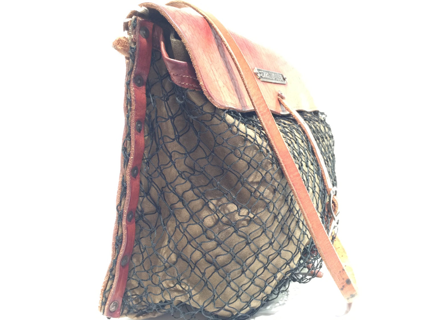 Leather Fly Fishing Satchel Bag by Bill Cleaver - Etsy