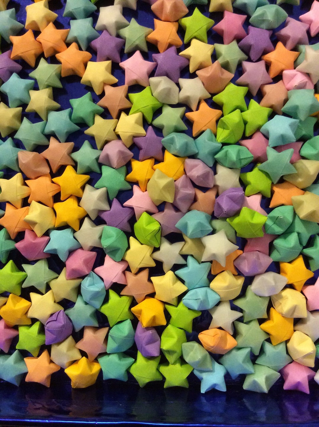 100 Pastel Colors Origami Stars - Etsy