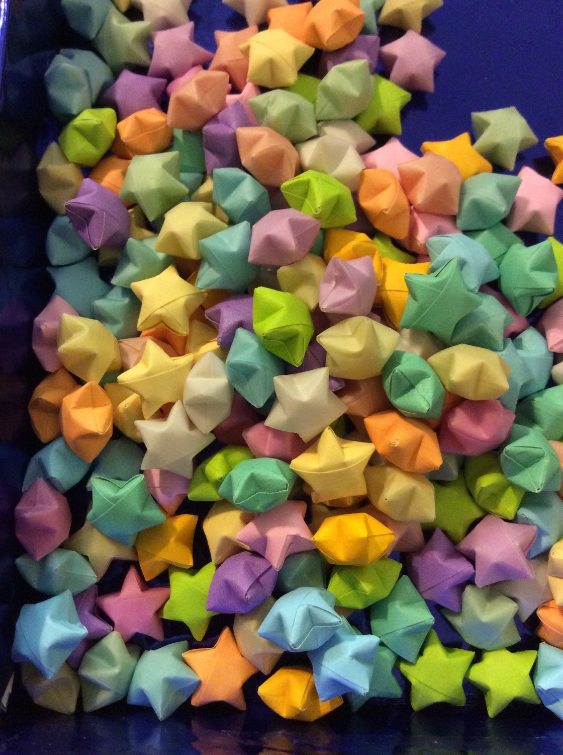 100 Pastel Colors Origami Stars - Etsy