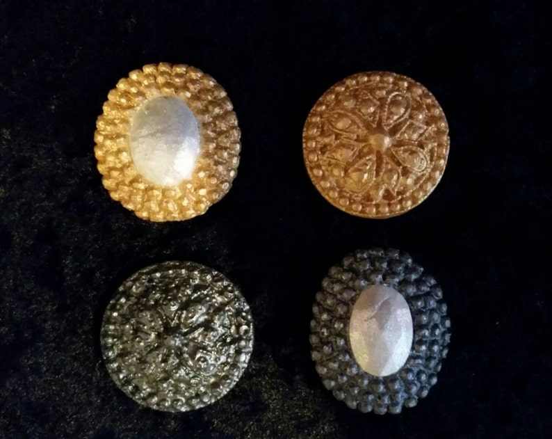 Jeweled Button Mold Set - Etsy